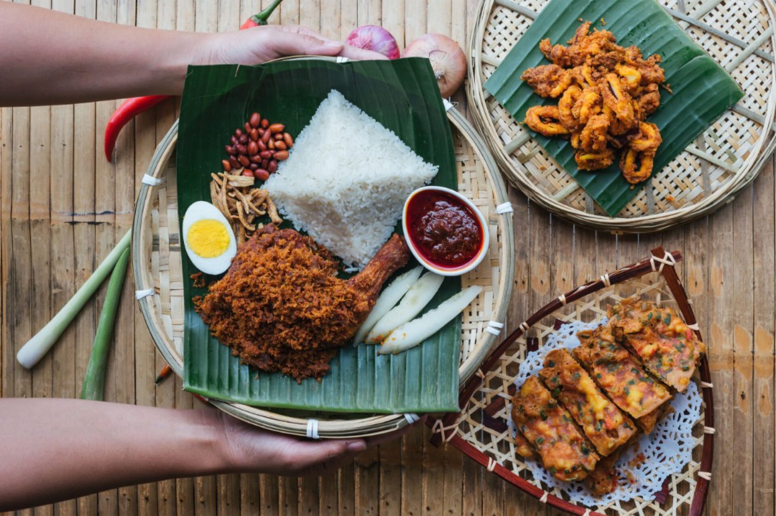 Nasi Lemak Bamboo Malaysia | Flavours of Sabahan | Kota Kinabalu